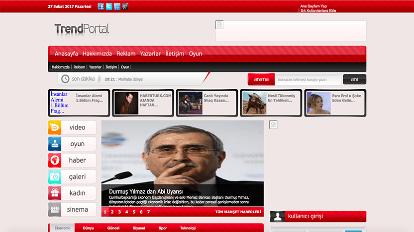 Trend Portal - Tema Market - Wordpress Temaları